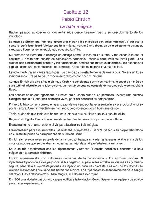 Capítulo 12 de Cazadores de microbios | Alicia Luna Herrera | uDocz