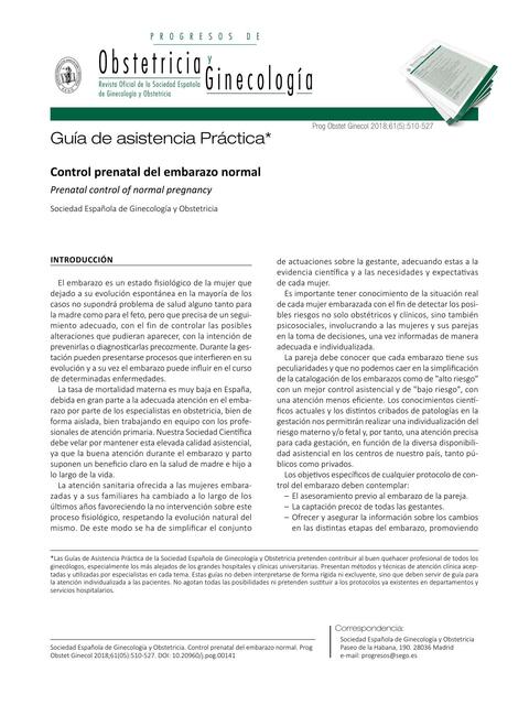 Flashcards de Control prenatal del embarazo normal | Por Gianinna ...