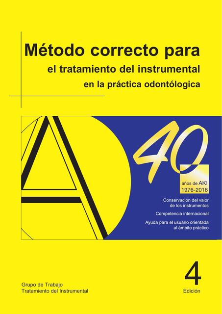 Libro Amarillo de la Esterilización | MEDICAL INSTRUMENTS COLOMBIA | uDocz