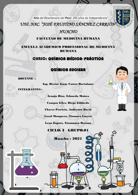 EJERCICIOS DE QUÍMICA NUCLEAR | Anderson Chavez Patricio | uDocz