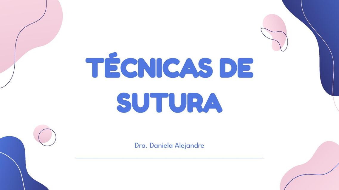 Flashcards de Técnicas de sutura | Por Daniela Abigail Alejandre Orozco | uDocz