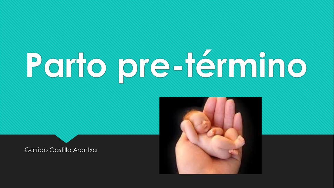 parto pretermino | FitMed | uDocz