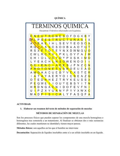 Química | tustrabajos.co | uDocz