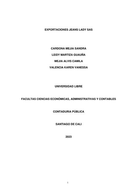EXPORTACIONES JEANS LADY SAS 1 | tustrabajos.co | uDocz