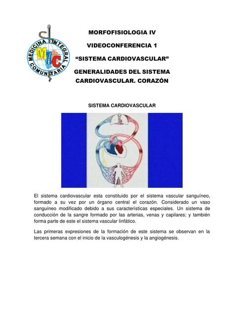 Sistema Cardiovascular┃ Corazón ┃AO1 | Ysaac Garcia | uDocz