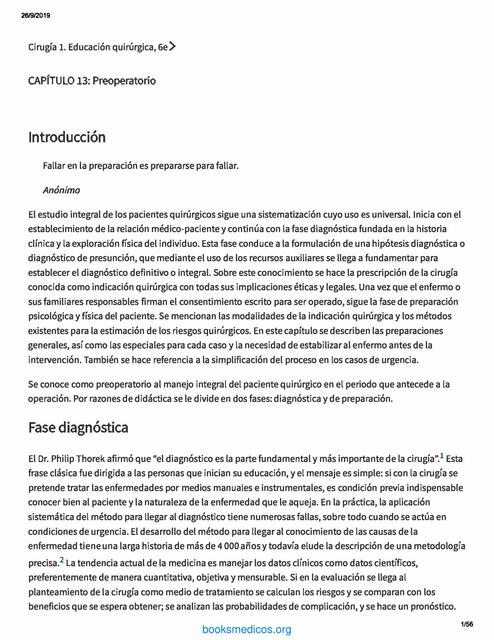 Cirugía 1. Educación Quirúrgica 6e | Fátima Garrido | uDocz