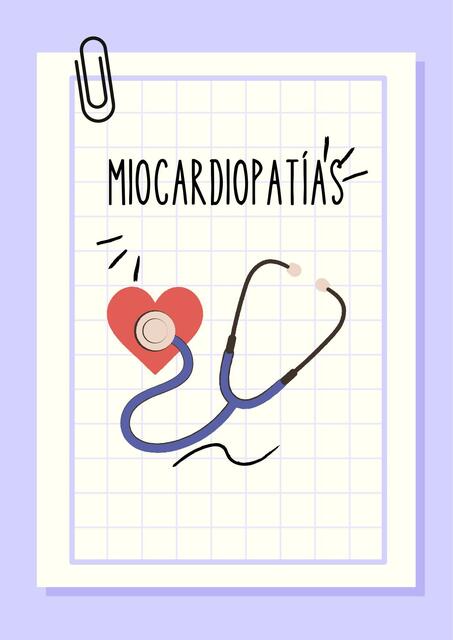 MIOCARDIOPATÍAS | Luisana Aneth CR | uDocz