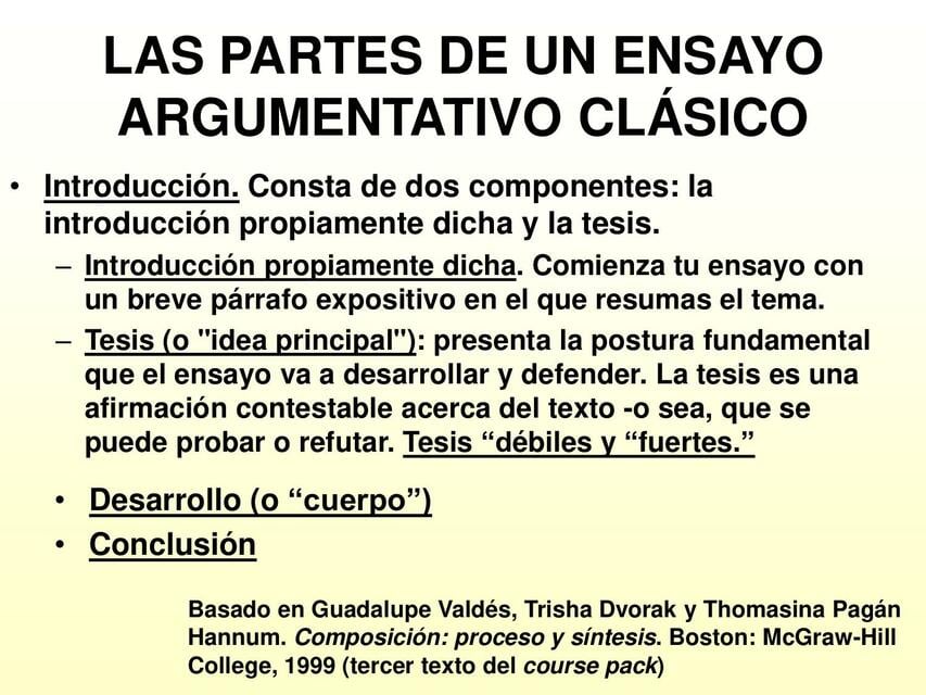 Como Redactar Un Ensayo Argumentativo