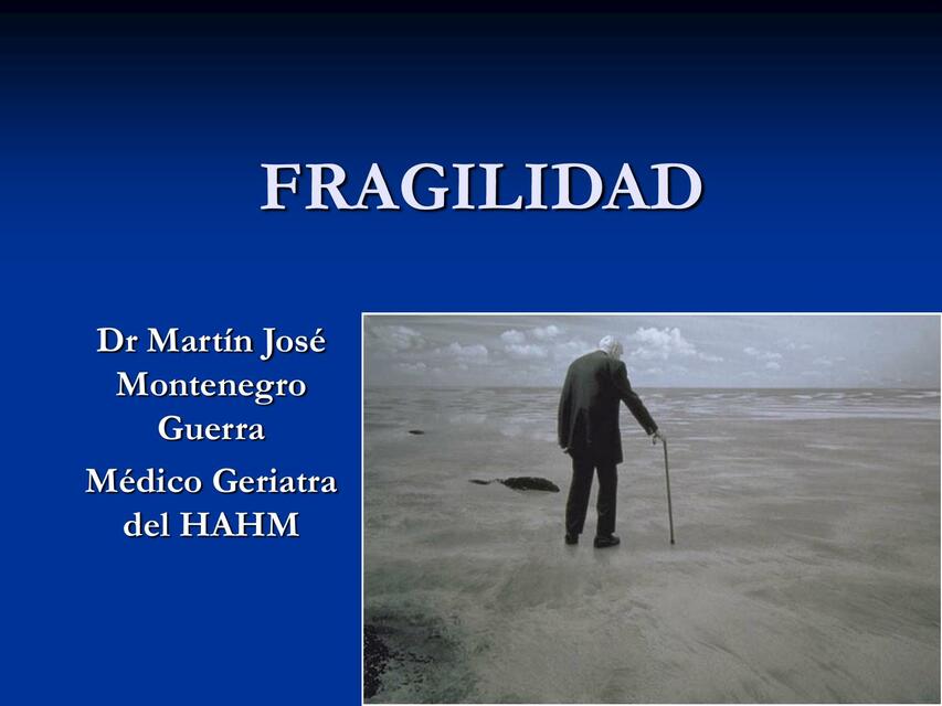 Síndrome de Fragilidad | Alezka | uDocz