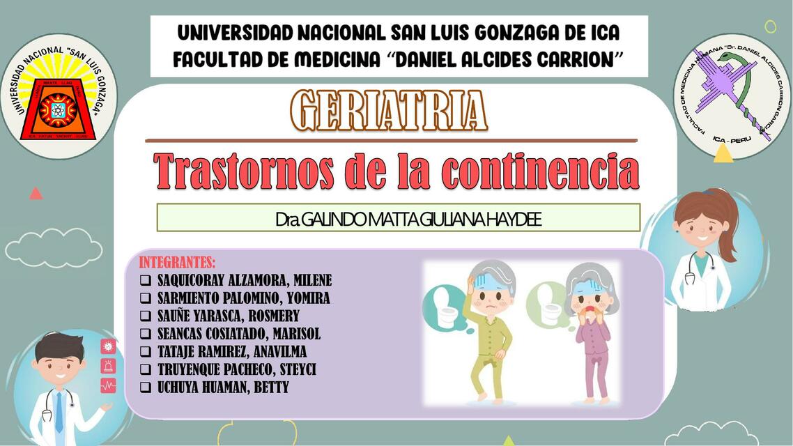 Trastornos de la Continencia | Alezka | uDocz