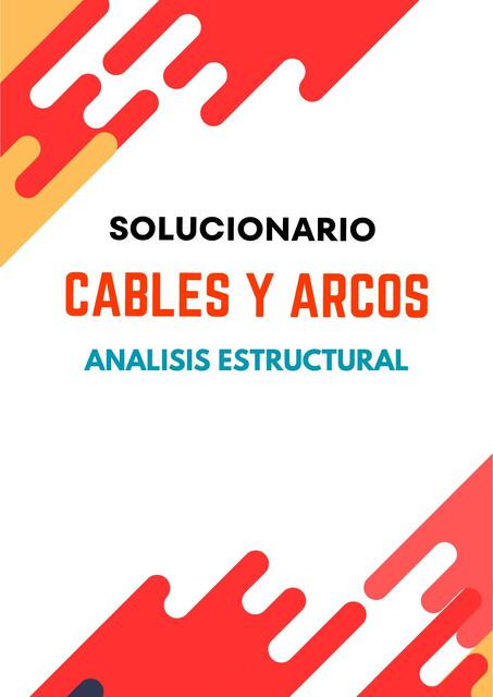 Solucionario de cables y arcos análisis estructural | uDocz | uDocz