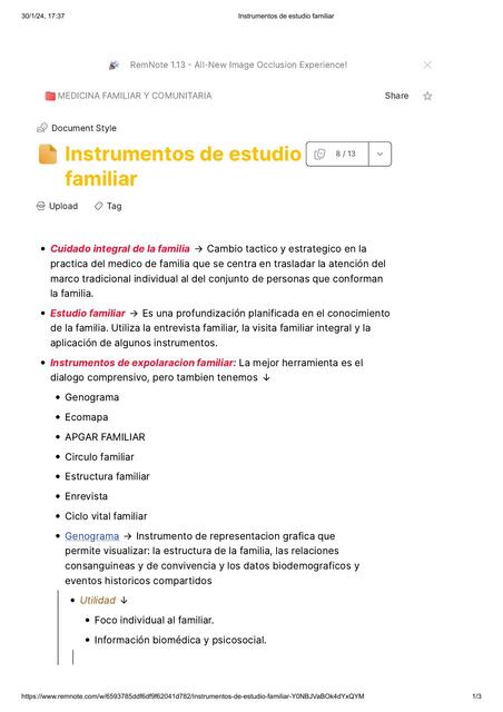 Instrumentos de estudio familiar | Viviana Lopez Miranda | uDocz