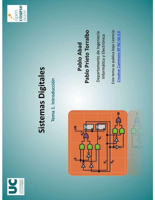 Sistemas digitales presentación | Ingenierías, materia y más | uDocz