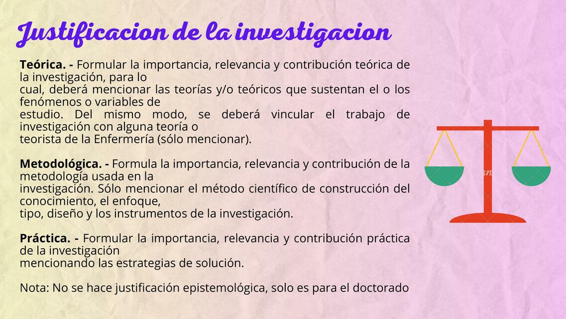 Justificación de investigación | Erica AF | uDocz