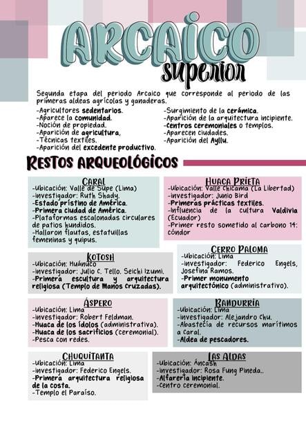 Arcaico superior | Cielo I. Diaz M. | uDocz