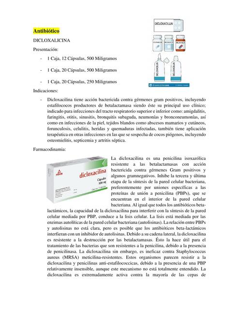 Antibiótico | milagros | uDocz Antibiótico | milagros | uDocz
