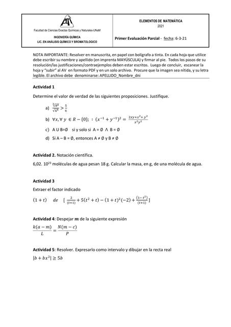 Elementos de matemática | Evelyn Escurra | uDocz