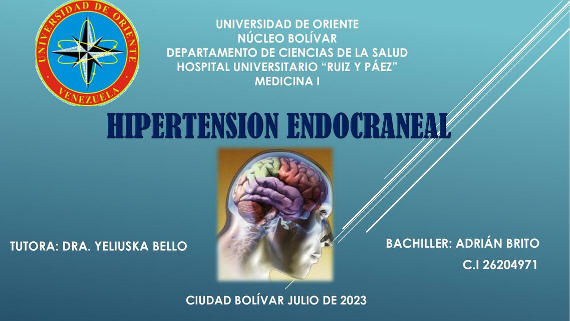 Hipertensión Endocraneal | Clexis González | uDocz