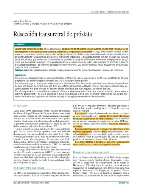 Resección Transuretral de Próstata | Erik Martín | uDocz