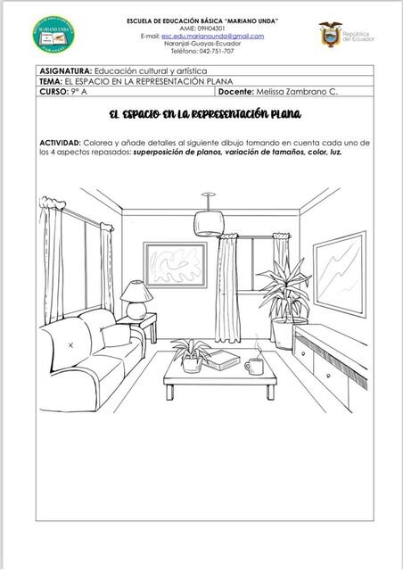 El Espacio en la Representación Plana | Dayana Moreno | uDocz