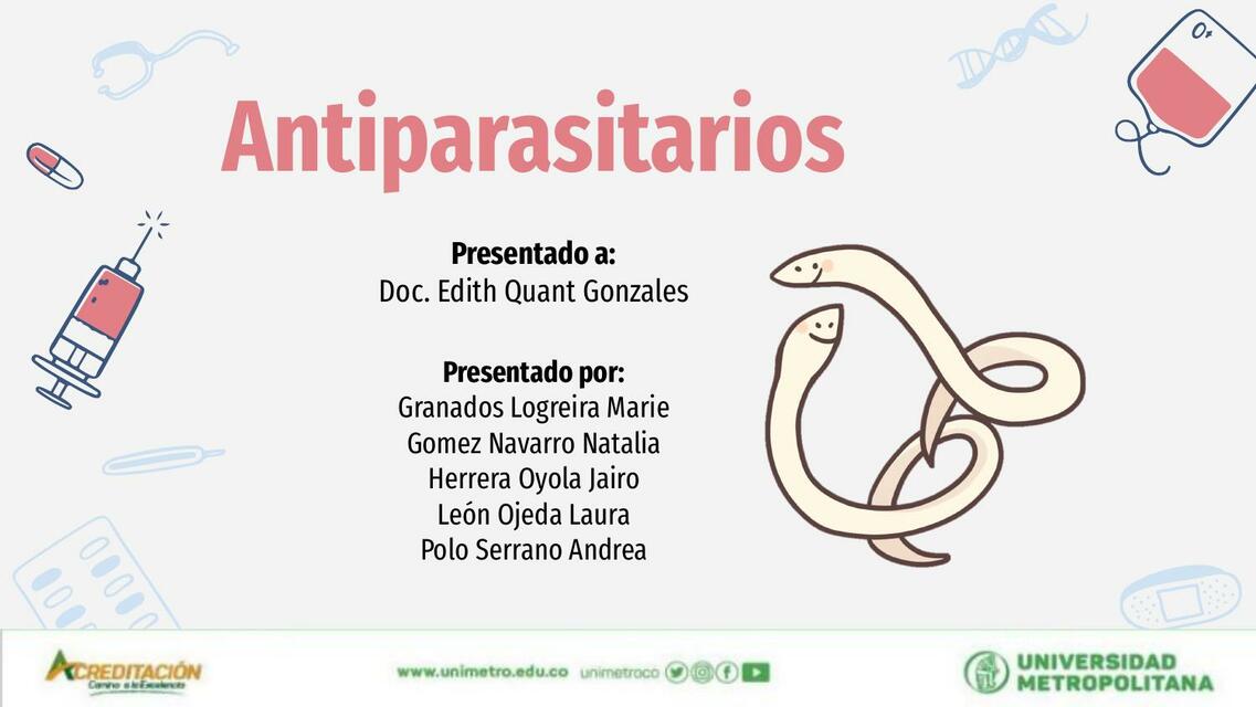 Antiparasitarios 1 | Andrea Camila Polo Serrano | uDocz