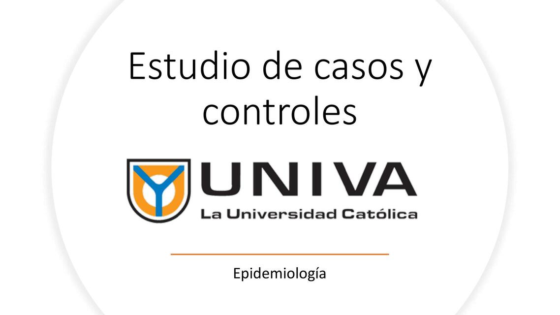 Estudio de casos y controles | uDocz