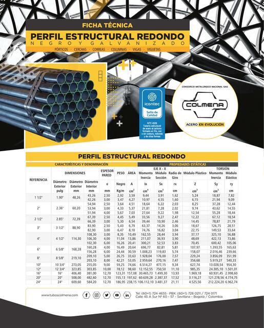 Perfil Estructural Redondo | Edwar Pérez | uDocz