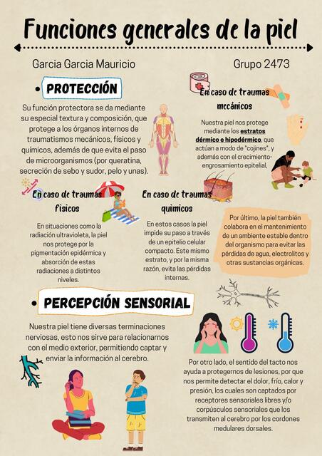 Funciones Generales de la Piel | Mauricio Garcia Garcia | uDocz Funciones Generales de la Piel | Mauricio Garcia Garcia | uDocz