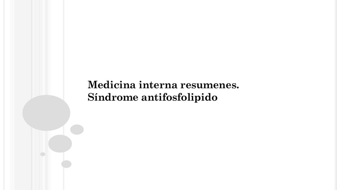 Medicina interna resúmenes | uDocz