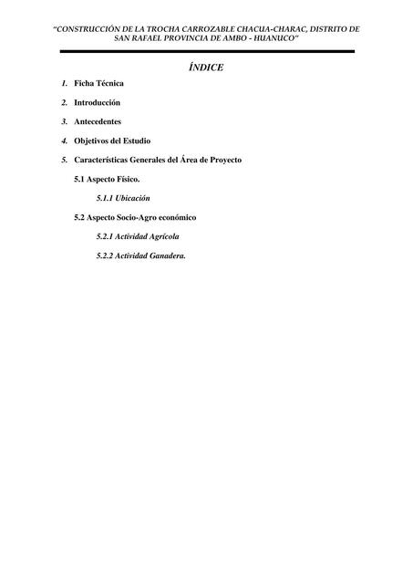 Memoria descriptiva general | Ronald Camino Quispe | uDocz