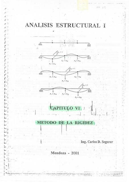 ANÁLISIS ESTRUCTURAL 1 UNIDAD 6 MÉTODO DE LA RIGIDEZ | CCINGENIERIACC | uDocz
