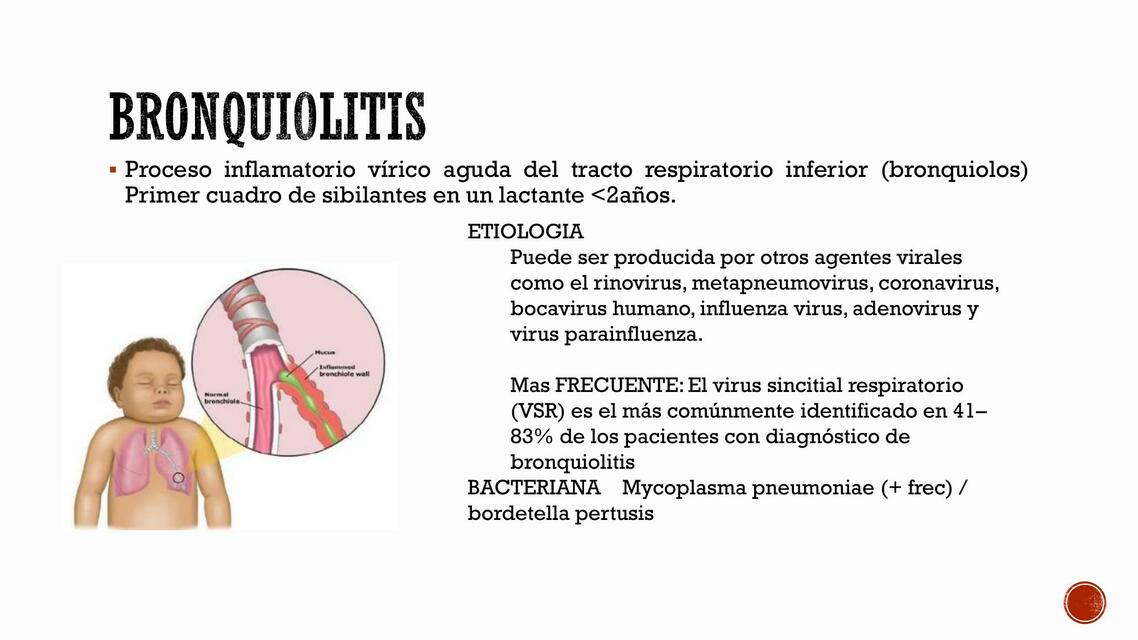 Bronquiolitis | Tanuki | uDocz