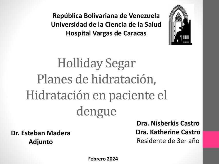 Hidratación Holliday Segar | Nisberkis Castro | uDocz