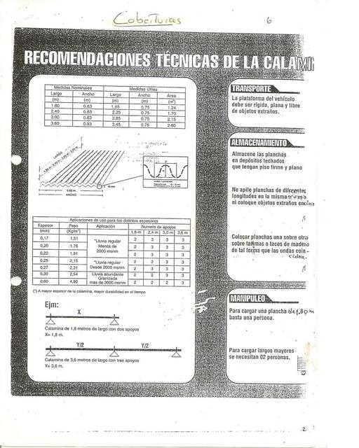 Manual técnico de calaminas | CCINGENIERIACC | uDocz