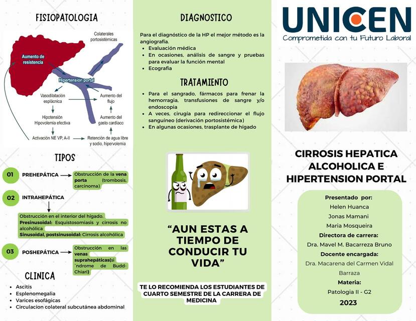 Cirrosis hepática alcohólica e hipertensión portal | Helen Huanca | uDocz