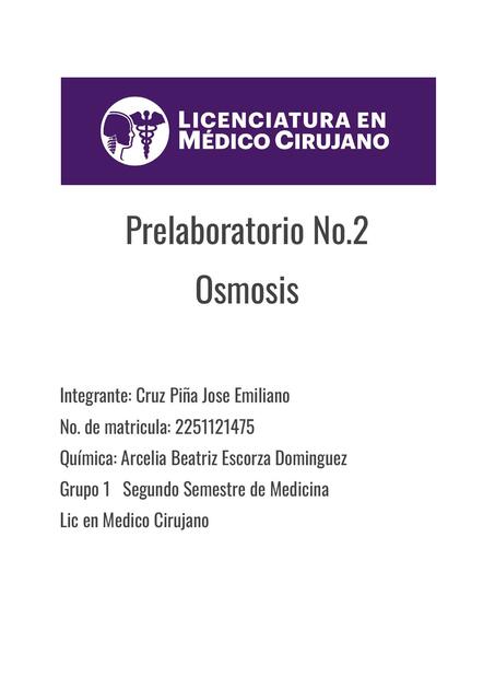 Osmosis | Oscar Flavio Díaz Ramírez OSCAR FLAVIO | uDocz
