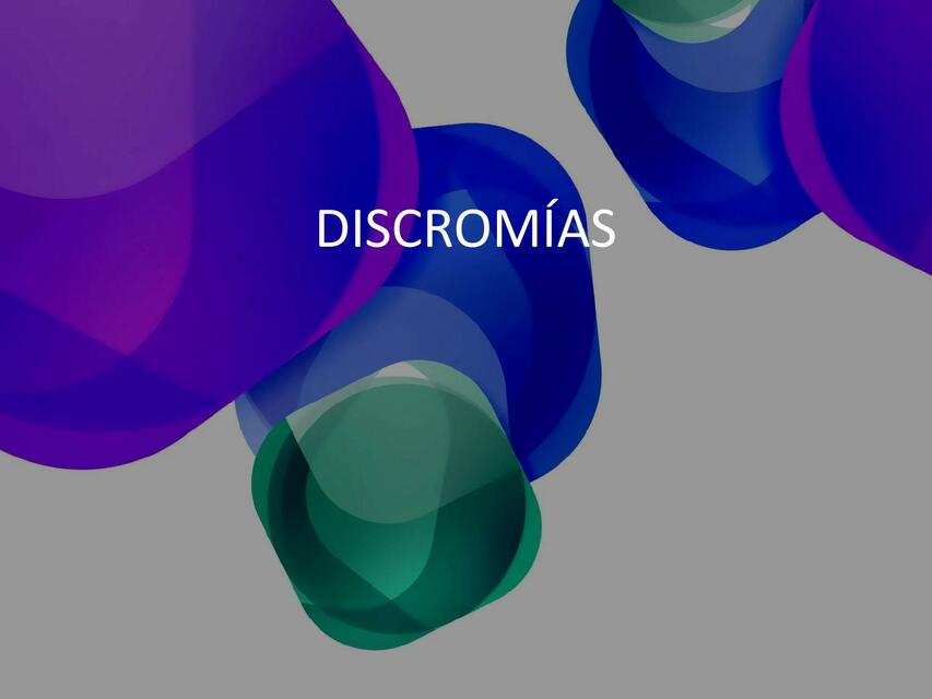 Discromias | Yosi Bermeo | uDocz