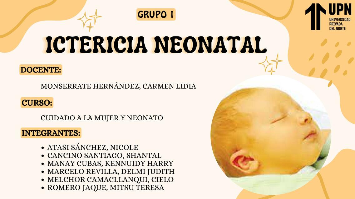 Ictericia Neonatal | Mitsu Romero | uDocz