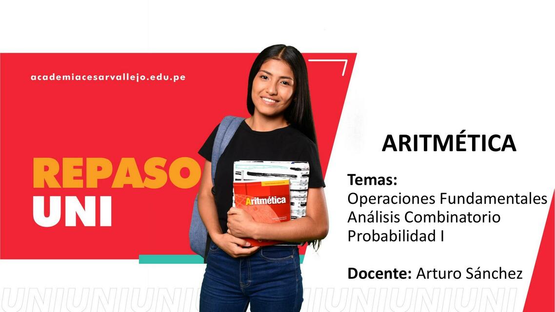 Operaciones Fundamentales, Análisis Combinatorio, Probabilidad I | LKevin Vargas | uDocz