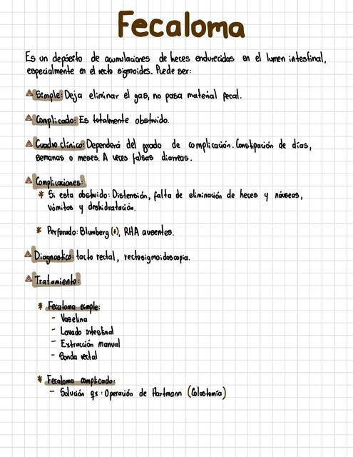 Fecaloma | Valentina Lopez | uDocz