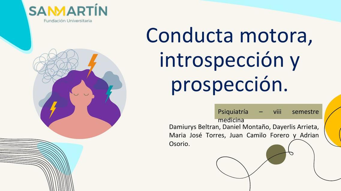 Conducta motora introspeccion y prosteccion | Damiurys Beltrán | uDocz