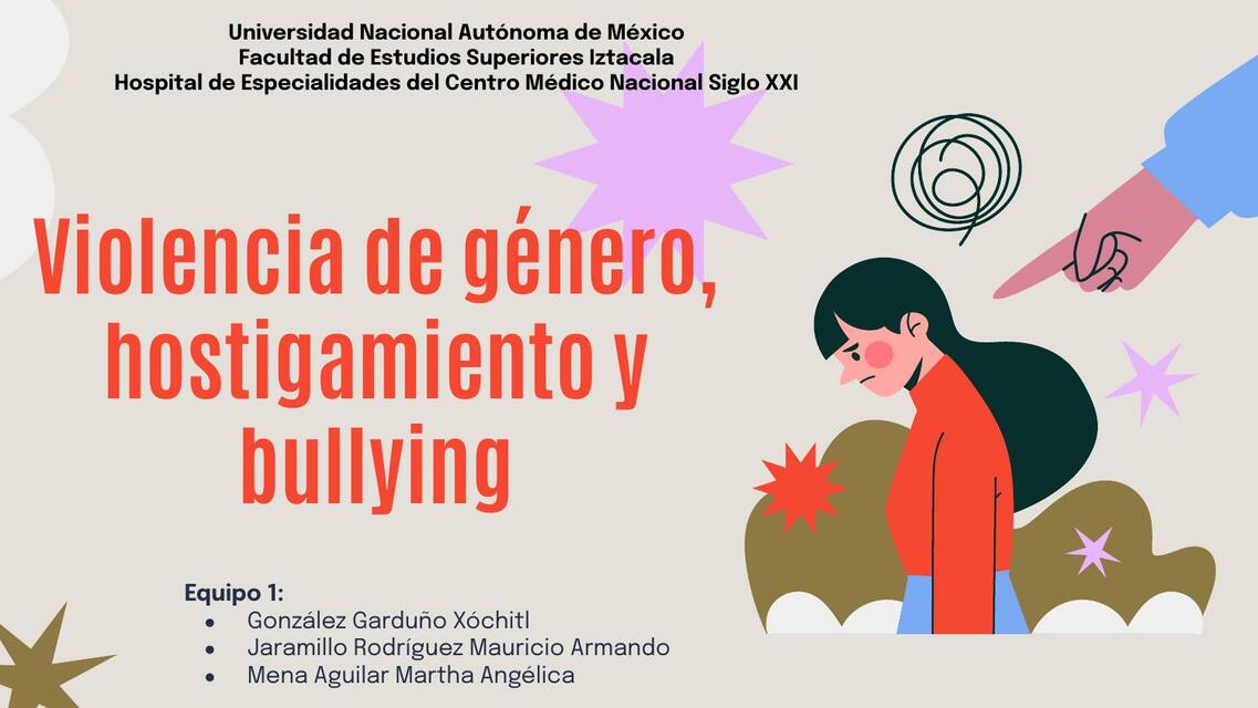 Violencia de género, hostigamiento y bullying | Angélica Mena | uDocz