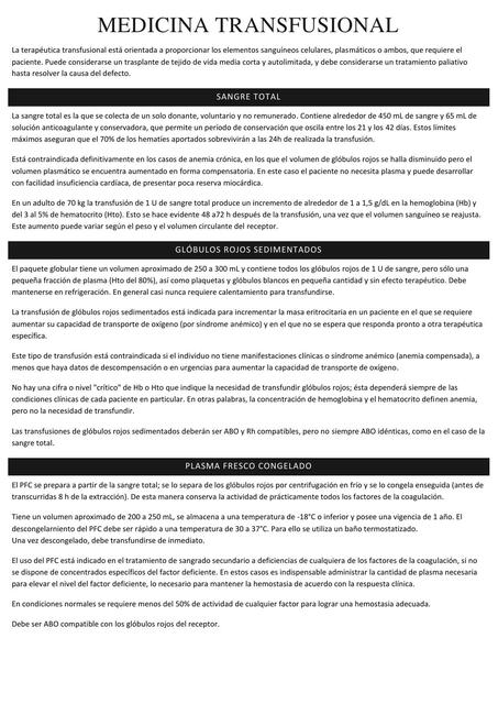 medicina transfusional - transfusiones | Celeste Codutti | uDocz