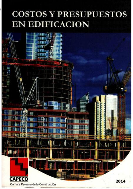Costos y presupuestos en edificación | INGENIEROS LMI | uDocz
