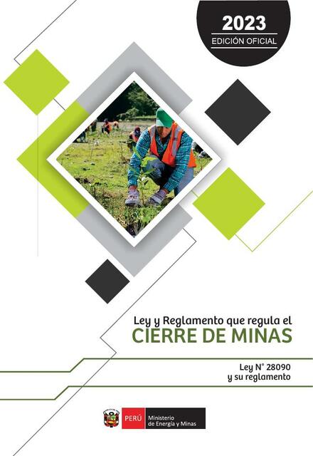 Ley y Reglamento que Regula el Cierre de Minas | diego remuzgo | uDocz