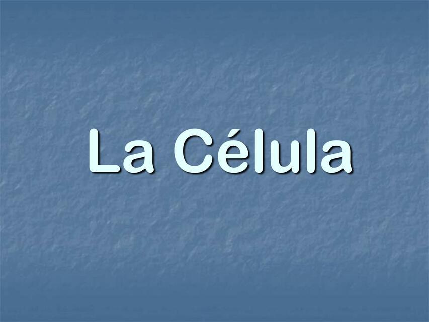 La Células | Nieve Santos Rochez | uDocz