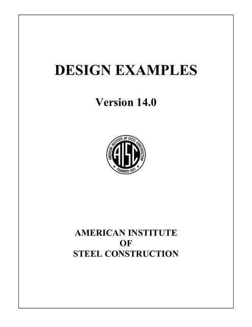 DISEÑO AISC EJEMPLOS | brandon angeles | uDocz