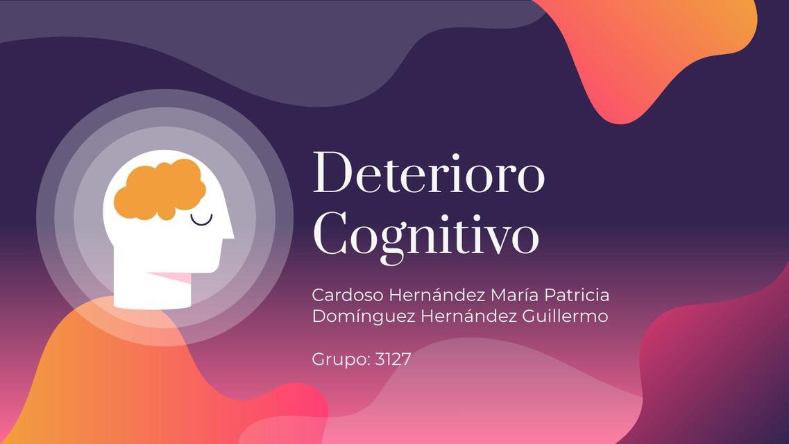 Deterioro Cognitivo Fernando Udocz