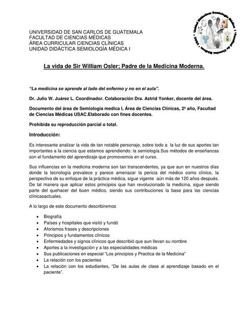 La Vida de Sir William Osler: Padre de la Medicina Moderna | Charlotte ...