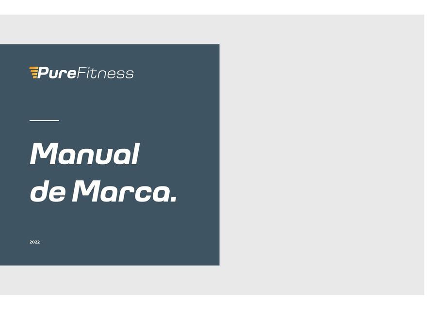 Manual de Marca Pure Fitness | JAVIER DIAZ | uDocz